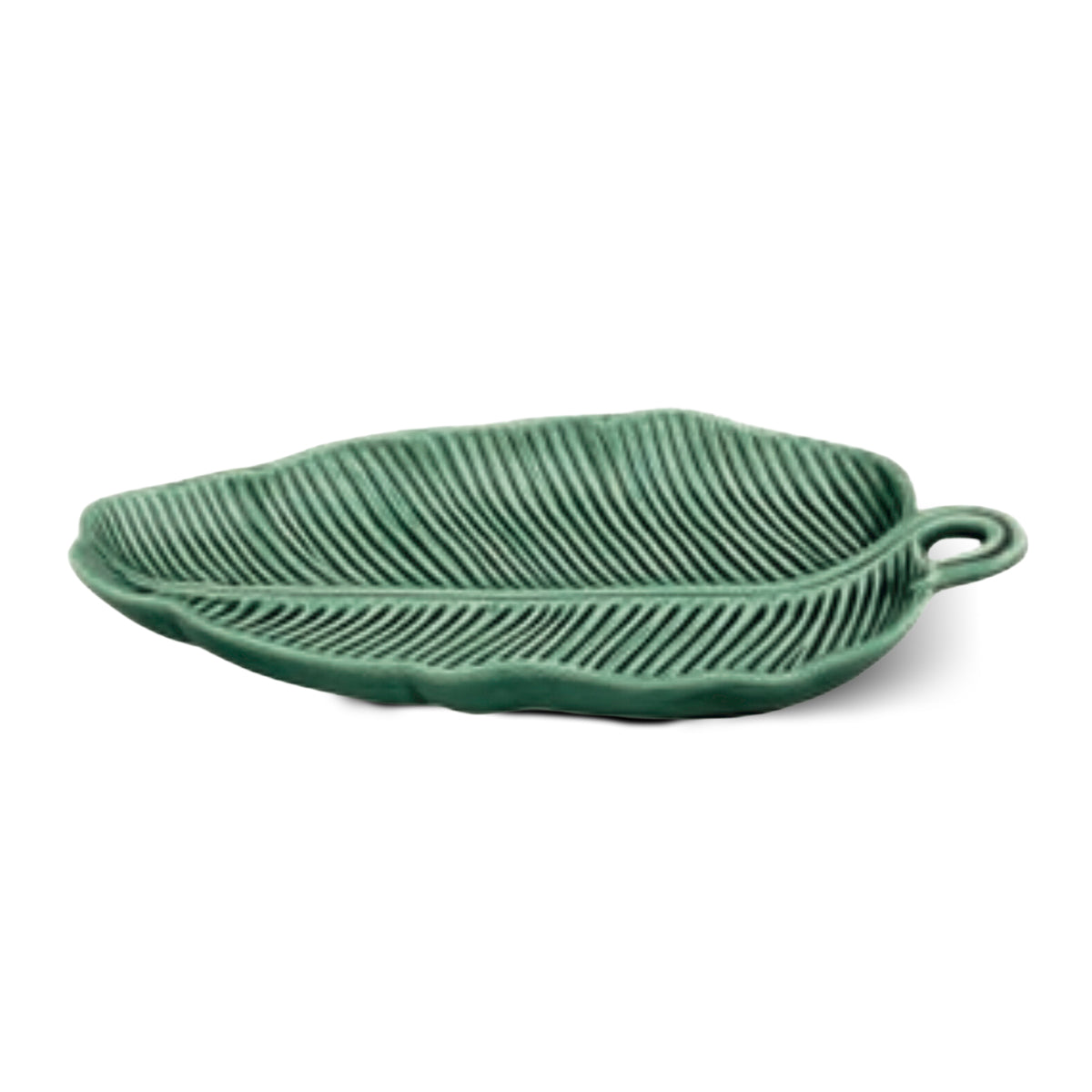 Plato de Servicio en Forma de Hoja Bananera Pequeña de 26.5 cm – ZASH Store